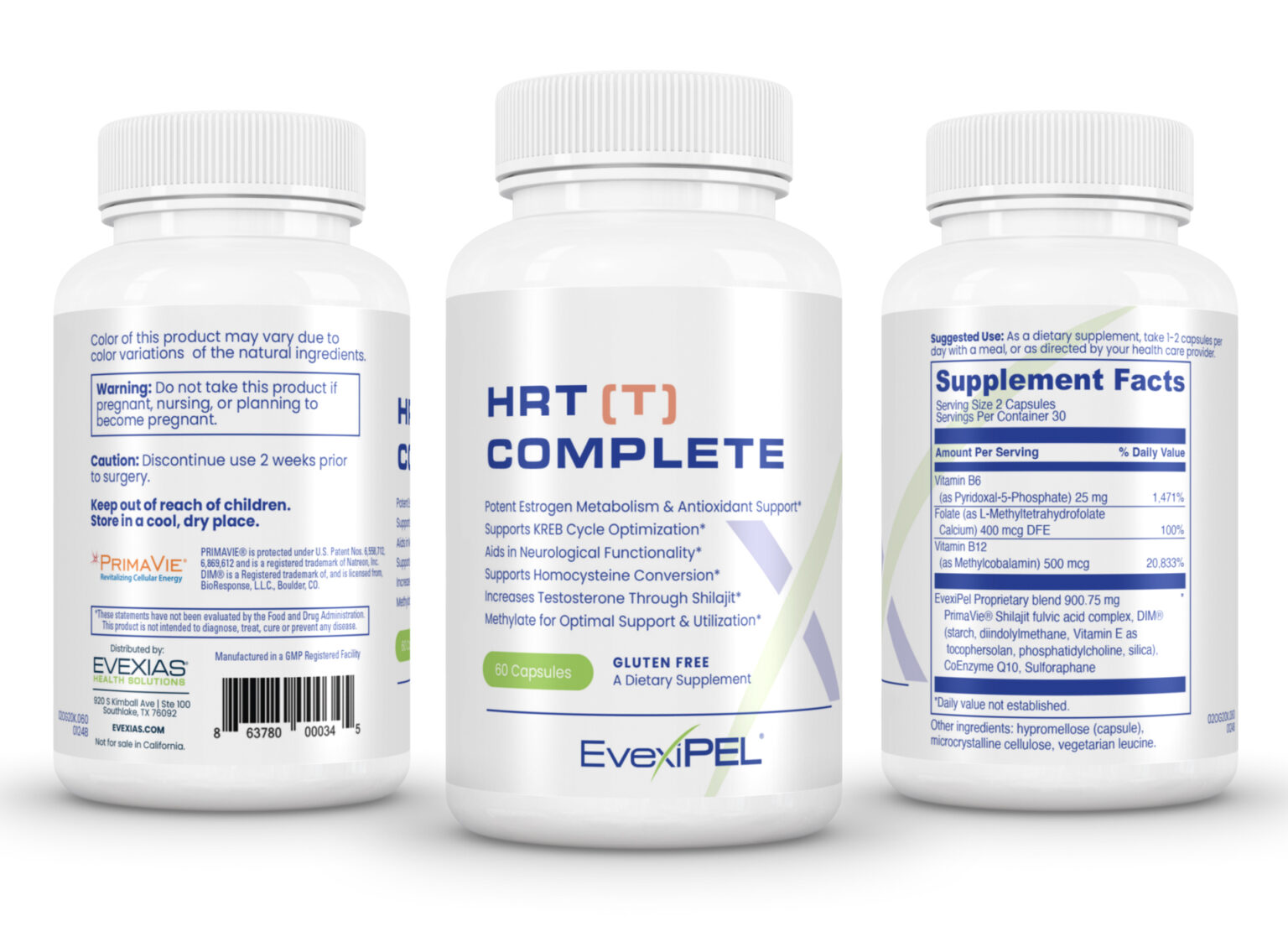 HRT (T) Complete - Evexias Medical Centers